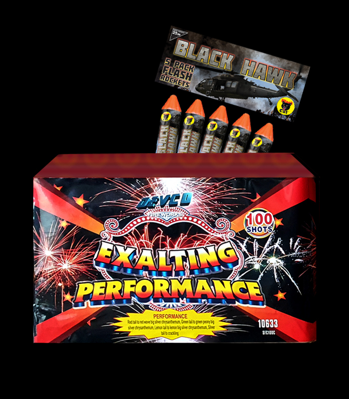 Display Cake With Rockets – Morden Fireworks