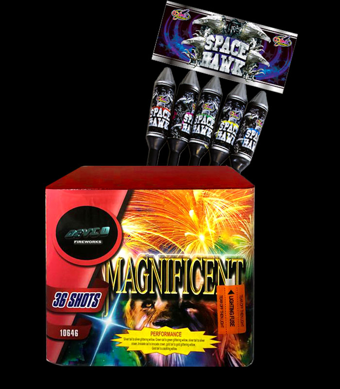 Display Cake With Rockets – Morden Fireworks